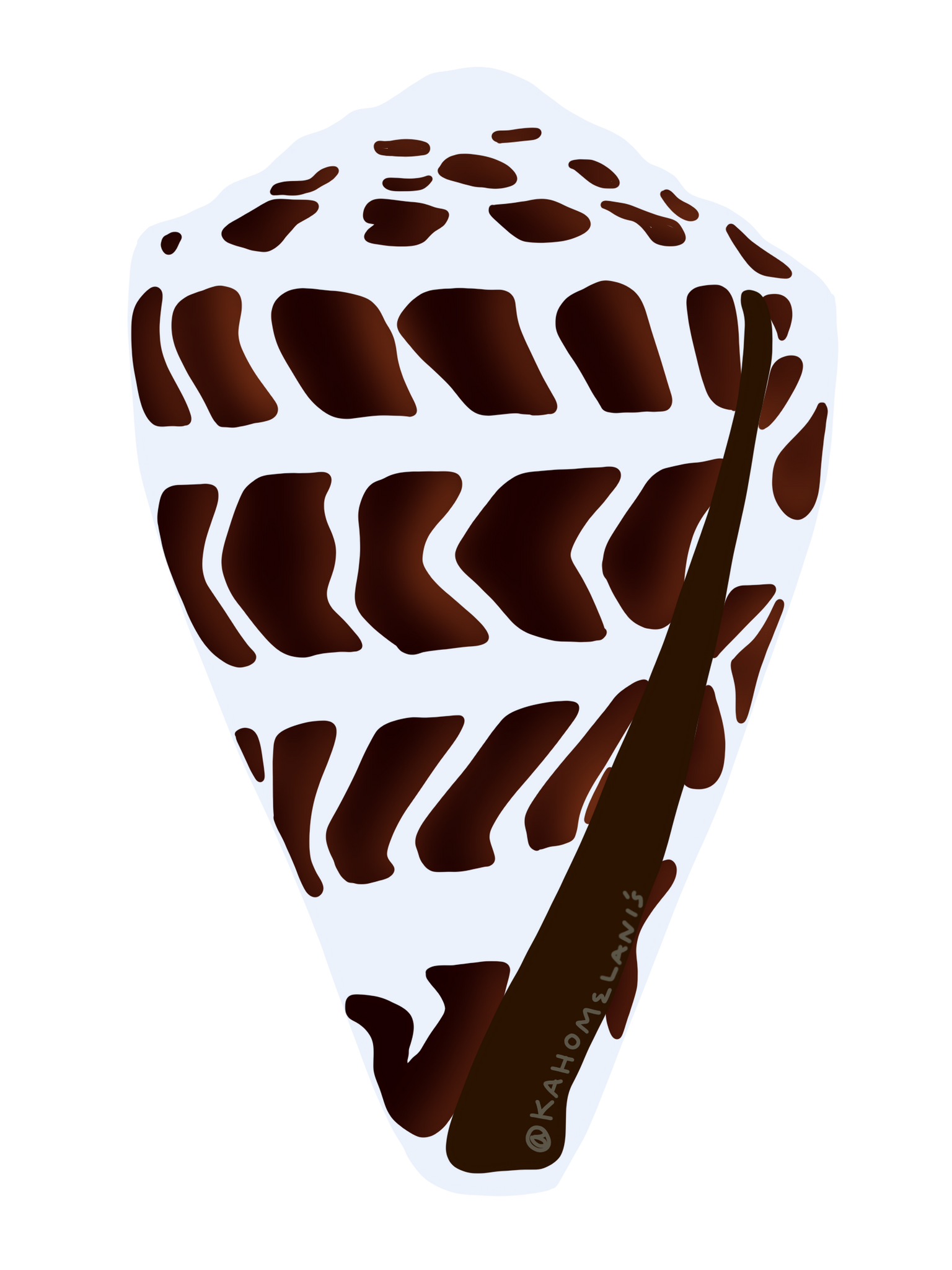 KAHOMELANI HEBREW SHELL STICKER – Work It Out