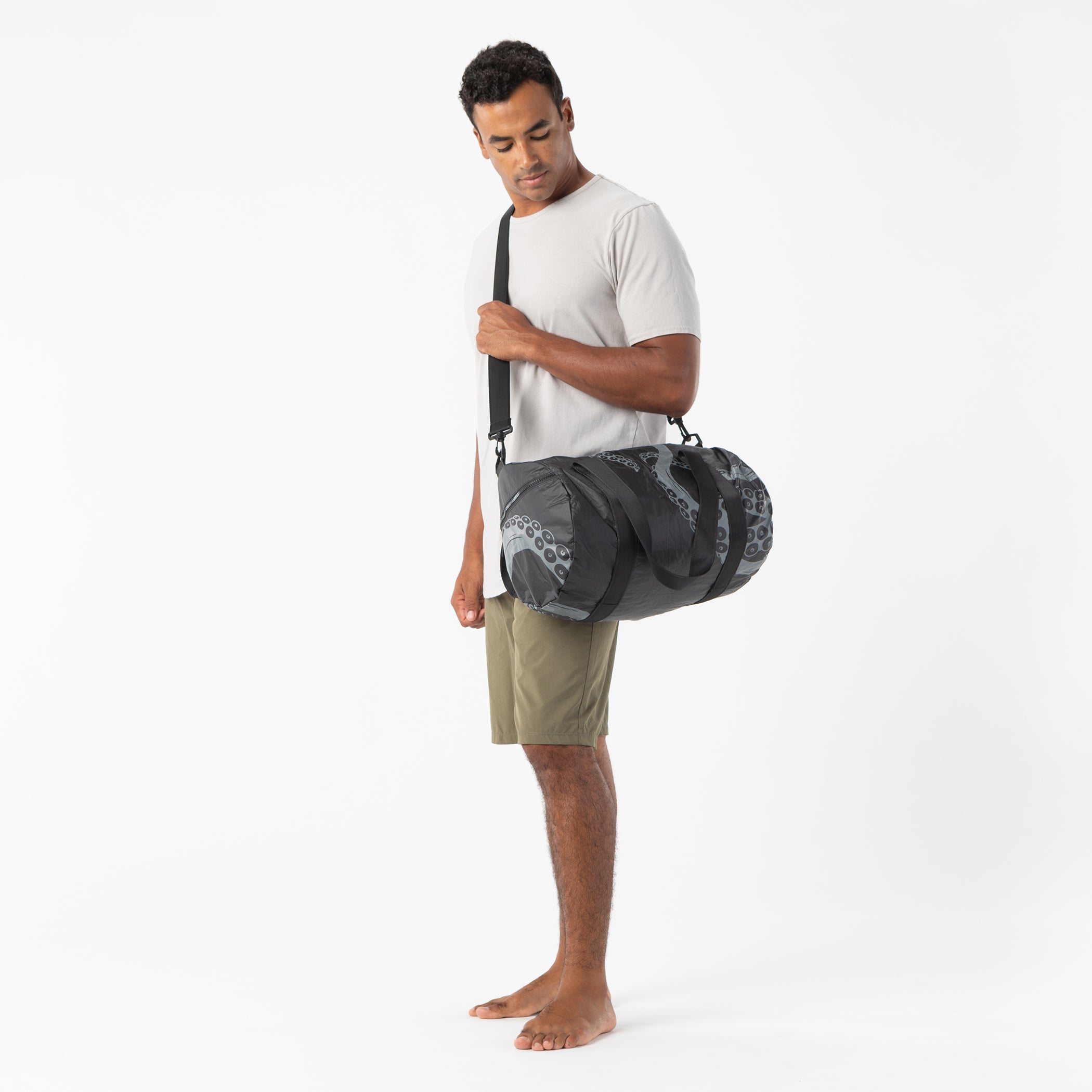 ALOHA COLLECTION DUFFLE / HE'E / CHARCOAL BLACK – Work It Out