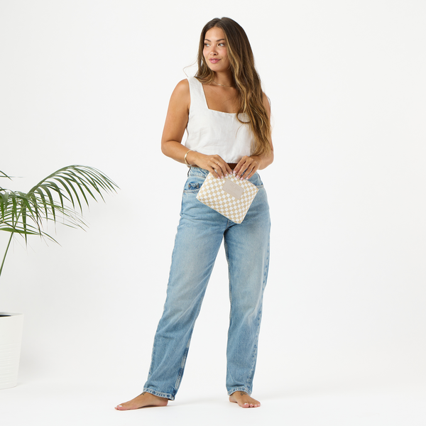 ALOHA COLLECTION SMALL / PETITE CHECK / LATTE – Work It Out